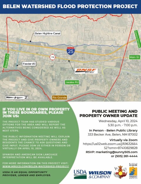 Public Meeting: Belen Watershed Flood Protection Project - MRGCD