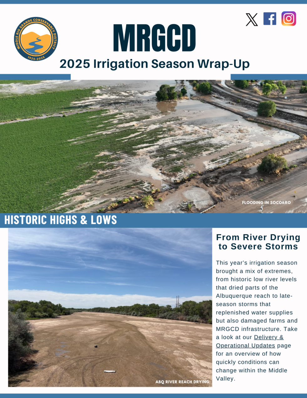 2025 Irrigation Season Wrap-Up (E-Newsletter) - MRGCD